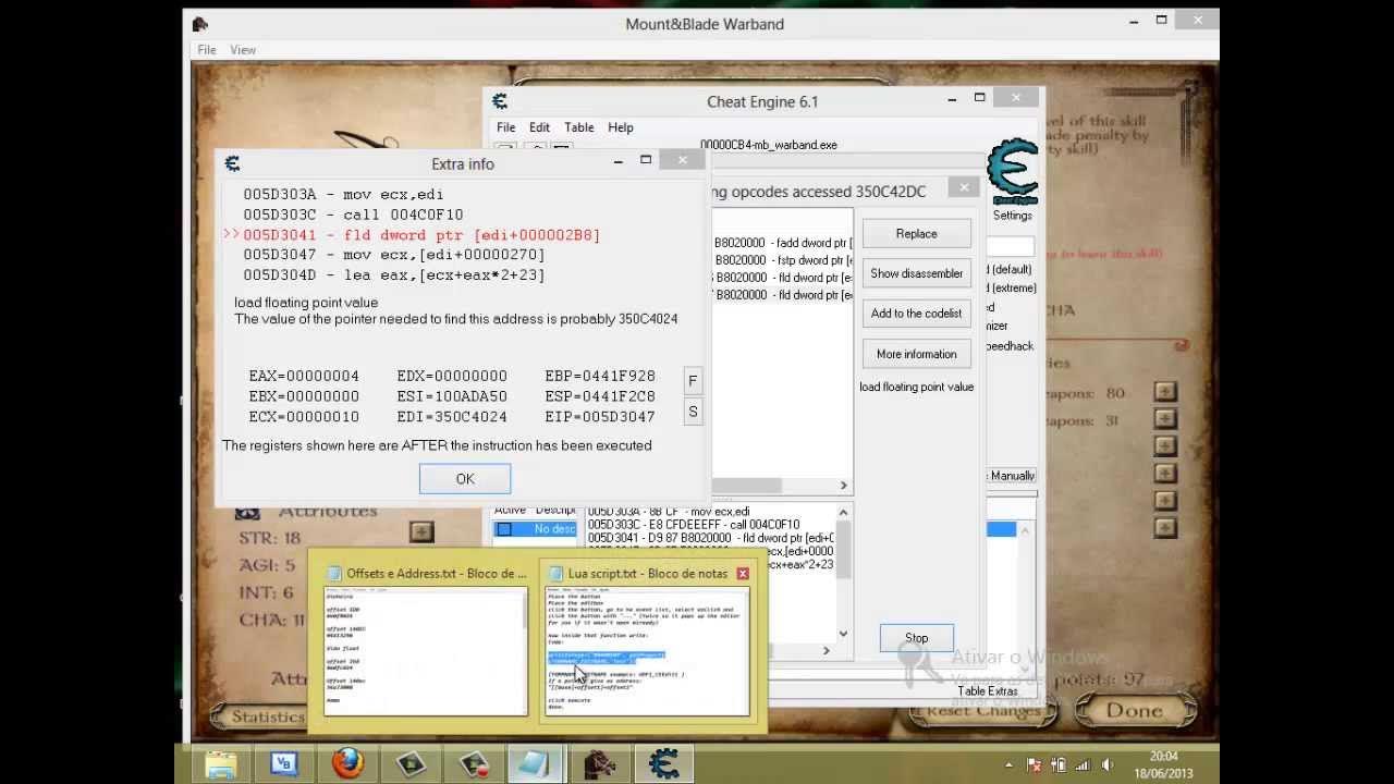 How to make hacks cheat engine with change address (Pointers) - YouTube
