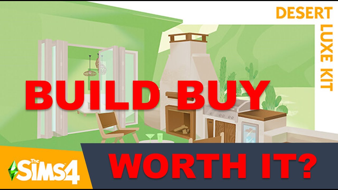 Sims 4 Desert Luxe Kit WORTH IT? - A Build Buy Overview - YouTube