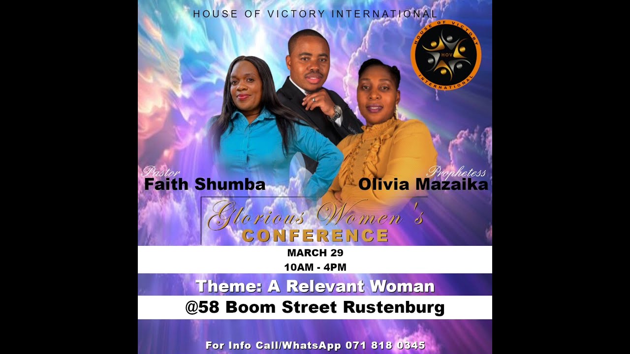 GLORIOUS WOMEN'S CONFERENCE // A RELEVANT WOMAN // HOV RUSTENBURG - YouTube