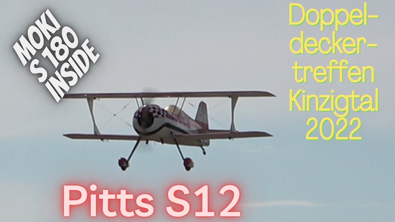 RC PITTS MODEL 12 MOKI S180 (Doppeldeckertreffen 2022 beim FMC ...