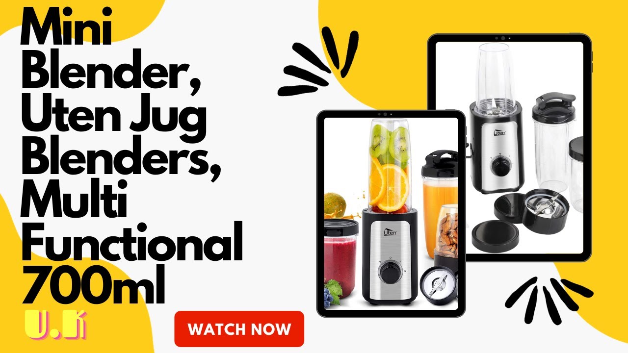 Mini Blender, Uten Jug Blenders, Multi Functional 700ml High Speed ...