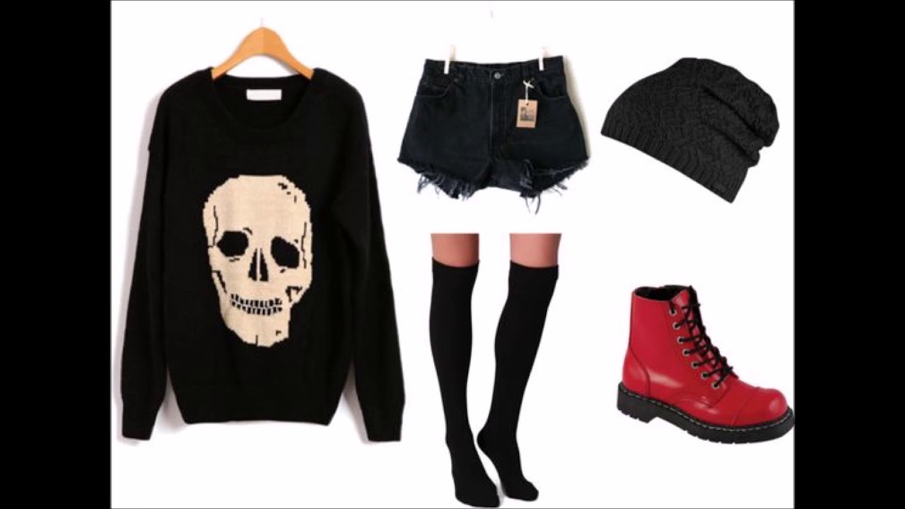 Ropa EMO para chicas - YouTube