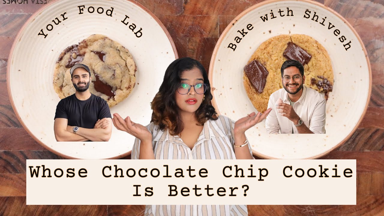 Chef VS YouTuber | Which Eggless Chocolate Chip Cookie Wins? | Bake ...