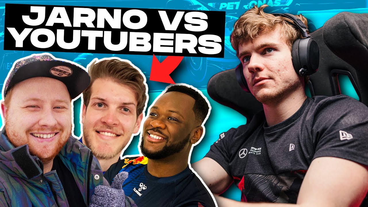 F1 Esports Driver vs F1 YouTubers - YouTube