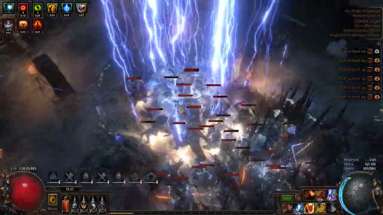 Lightning Conduit Elementalist Simulacrum Wave 29-30 - YouTube