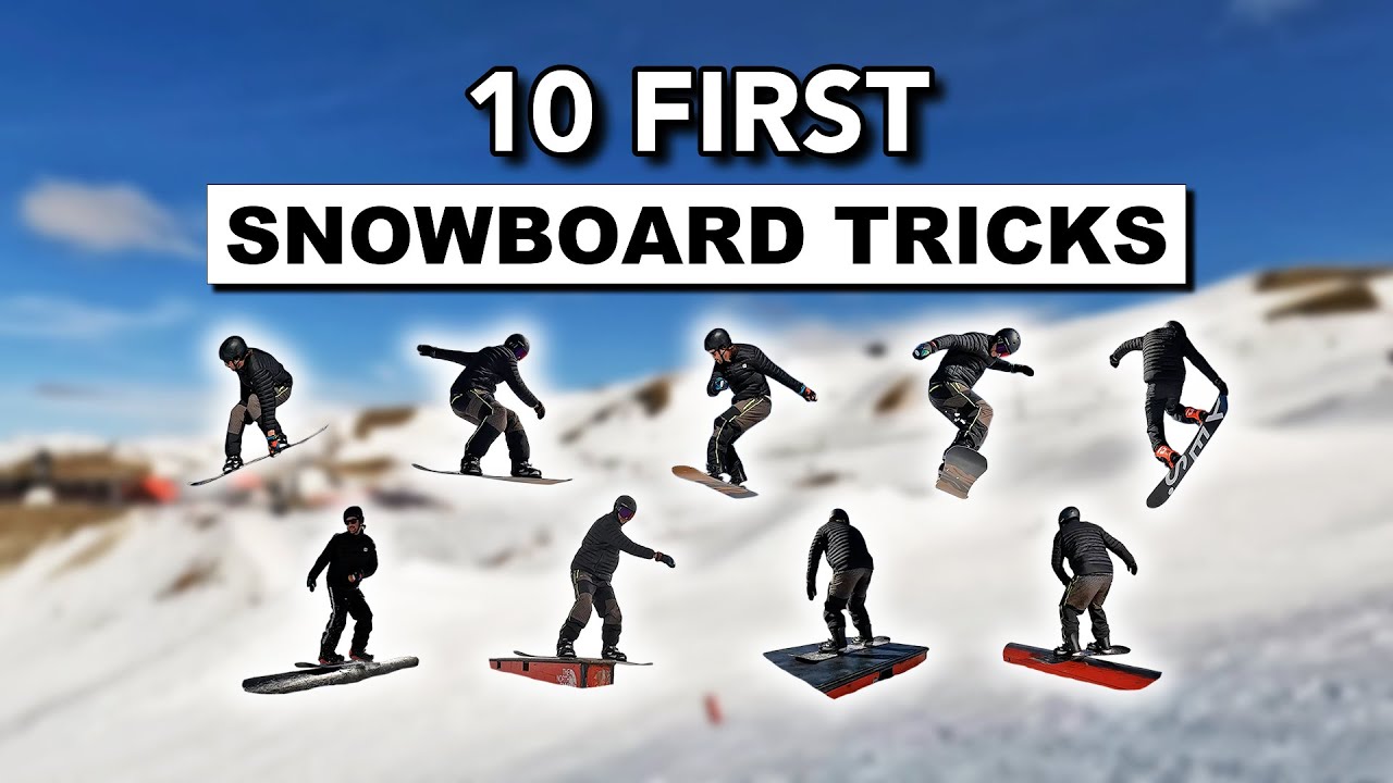 10 Snowboard Tricks To Learn In The Park First - YouTube
