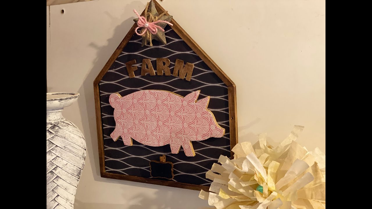 DIY PIG FARMHOUSE - YouTube