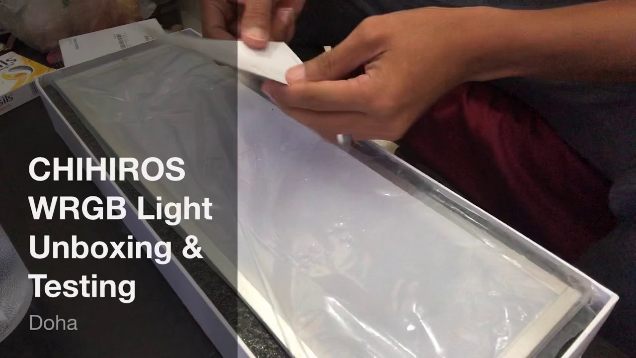 Chihiros WRGB Led Light (Unboxing and Testing) - YouTube