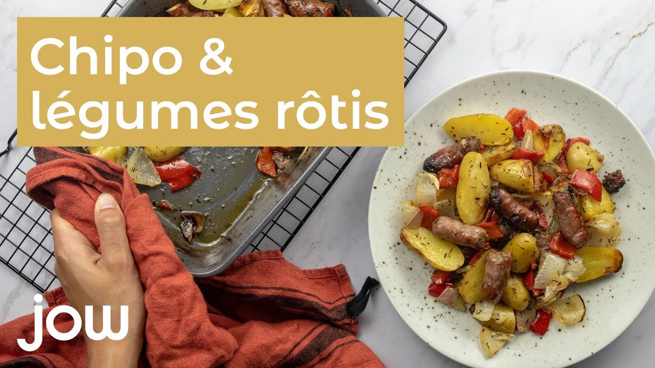 Recette de chipo et légumes rotis - YouTube