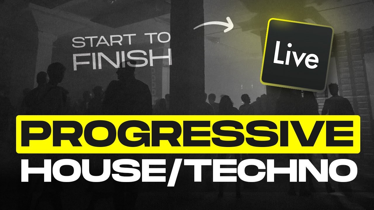 PROGRESSIVE Melodic Techno Tutorial 💥 Start To Finish 🚀 - YouTube