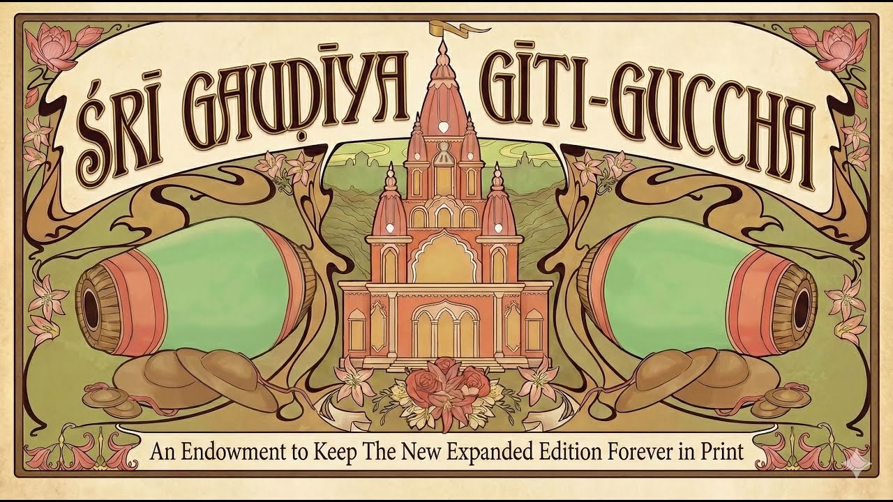 Inside The New Expanded Śrī Gauḍīya Gīti-guccha (Endowment Fundraiser ...