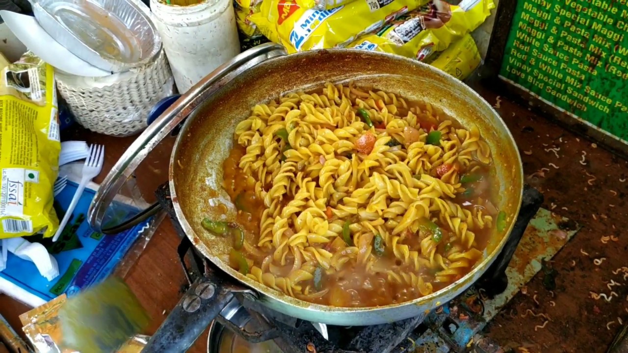 Spicy PASTA (2025) || MASALA CHEESE Pasta In MUMBAI @ Rs.120/- || Pasta ...