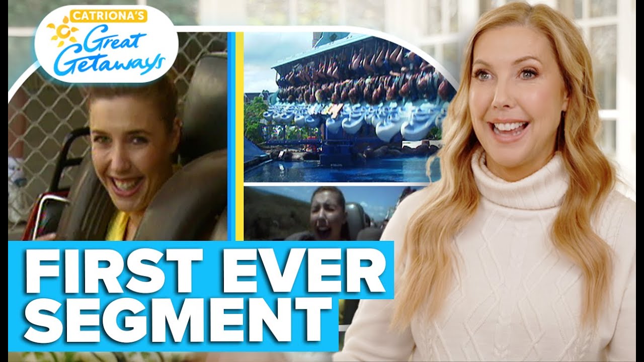 Catriona Rowntree's first ever Getaway segment is nostalgia overload ...