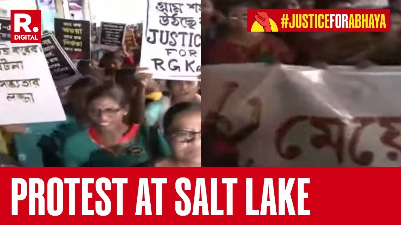 RG Kar Protest Latest Updates: Women Protesters Lead Rally Demanding ...