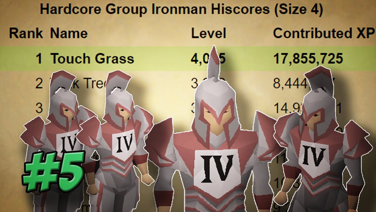 WE GOT RANK ONE - Group HC Ironman OSRS - YouTube