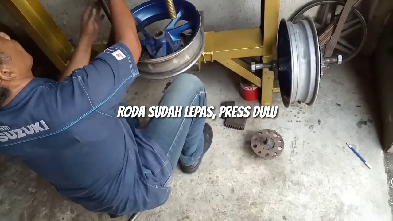 Press Velg racing dengan Hidrolik Manual - YouTube