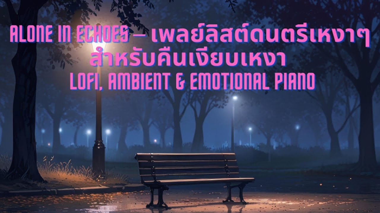 Alone in Echoes – เพลย์ลิสต์ดนตรีเหงาๆ สำหรับคืนเงียบเหงา | Lofi, Ambient & Emotional Piano ...