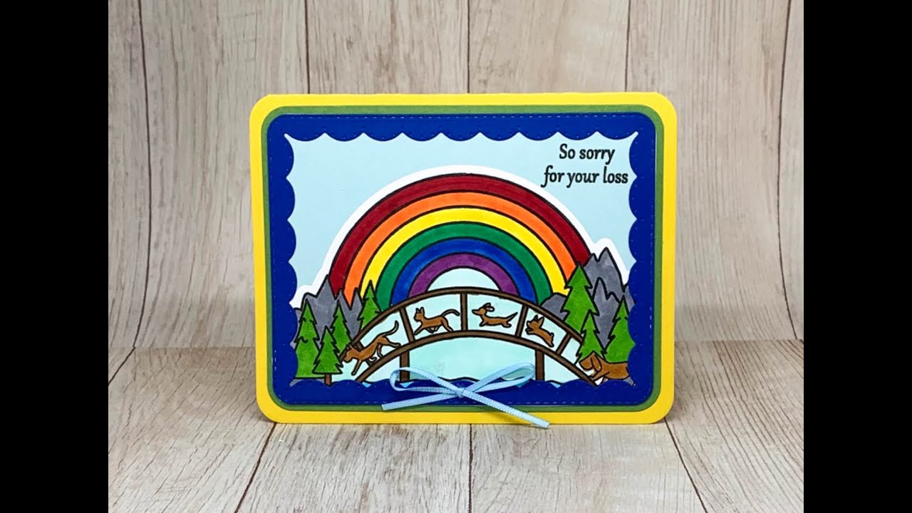 How To Make A Make Rainbow Bridge Card! Stephanie's Crafting Corner ...