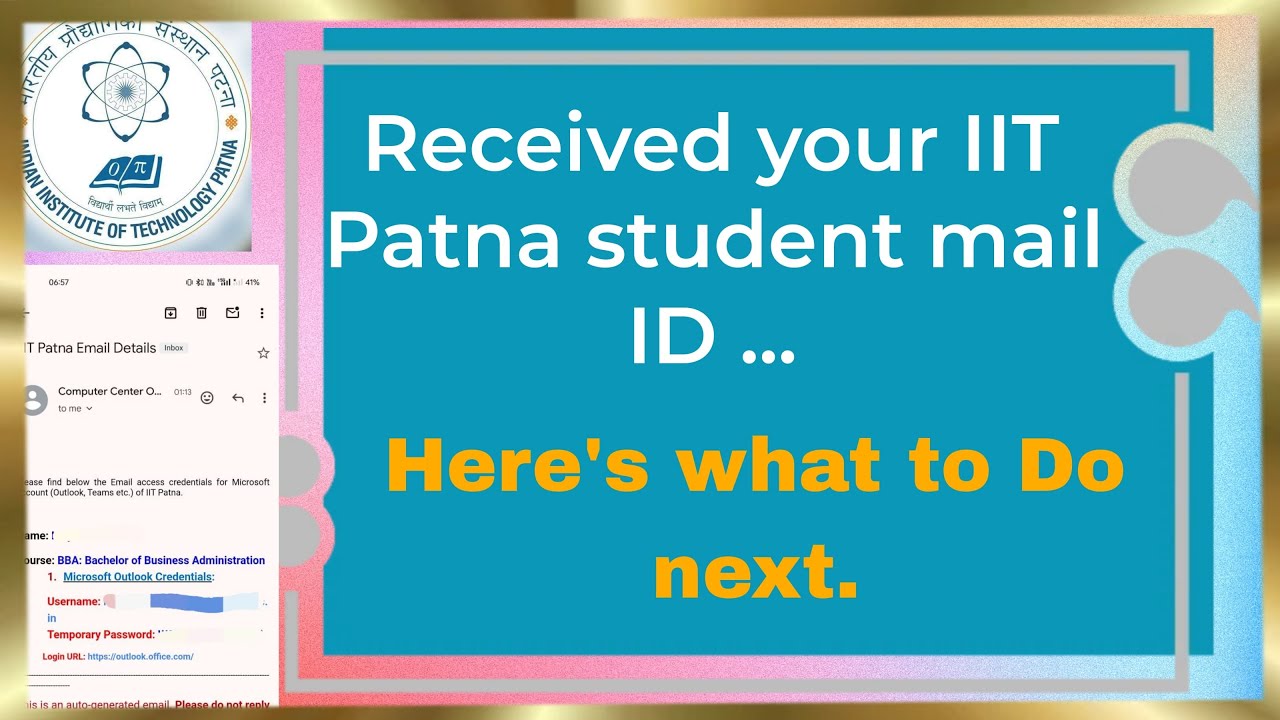 How to Access Your IIT Patna Student Email Account - Step-by-Step Guide ...
