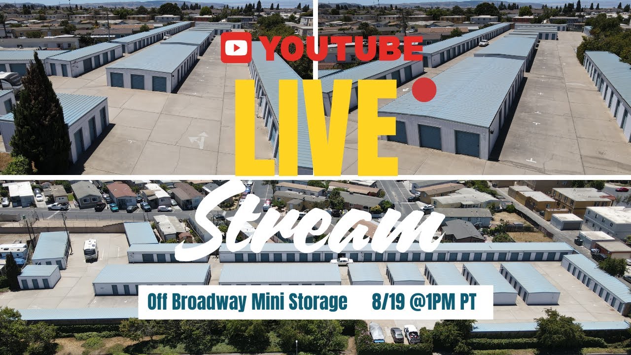 Live Stream Tour | Off Broadway Mini Storage - Santa Maria, CA - YouTube