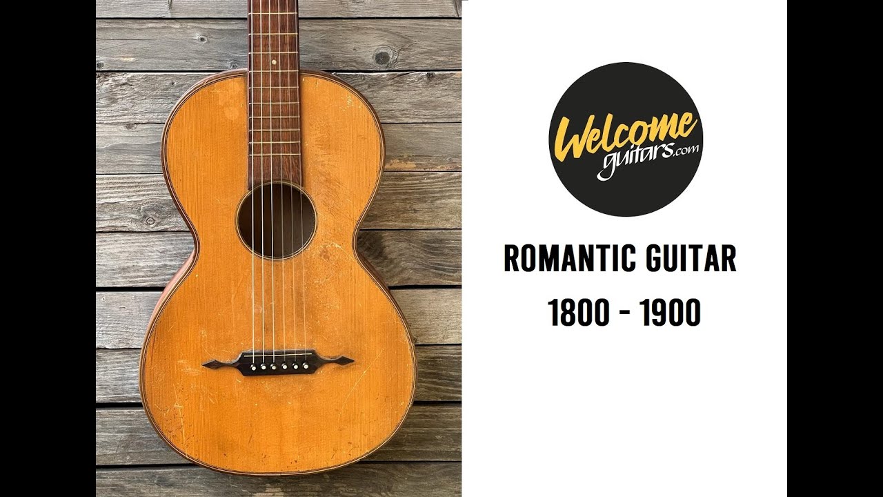 1800 - 1900 Romantic Parlor Late 19th Century Guitar - YouTube
