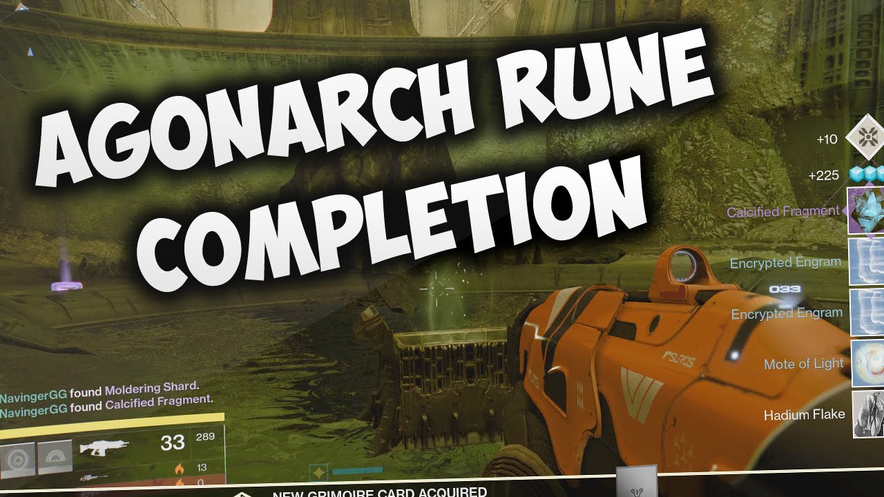 Destiny: Solo Agonarch Rune Walkthrough! (Agonarch Rune Chest) - YouTube