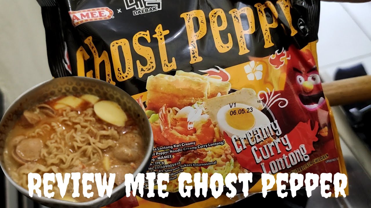 Review Mie Ghost Pepper!!! Pedasnya terpecahkan - YouTube
