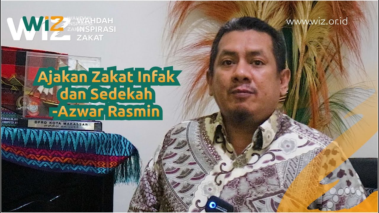 ZAKAT DI WIZ JADI PENGURANG PAJAK - Azwar Rasmin - YouTube