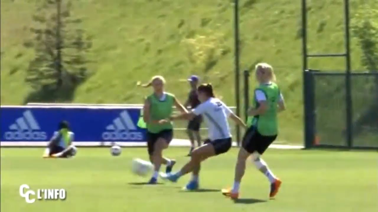 UWCL - Alex Morgan & OLF: Last Training Pre-Cardiff Final v. PSG (AM13 ...