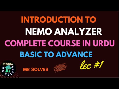 1. Learn Nemo Analyzer From Scratch In Urdu - Your Ultimate Guide || Nemo Analyzer Complete ...