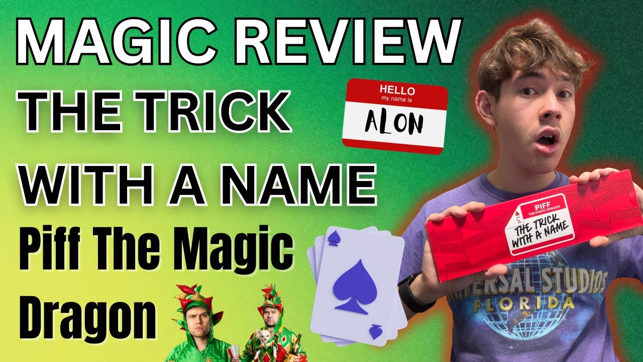 The Trick With A Name by Piff The Magic Dragon - Magic Review - YouTube