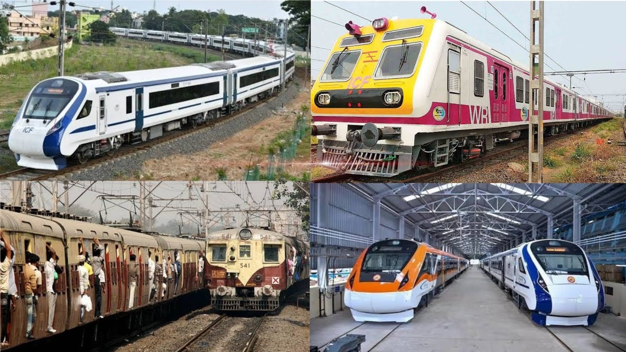 Train Videos |Train Gadi 🚂| Rail Gadi chuk chuk | Mumbai local Train 🚆 ...