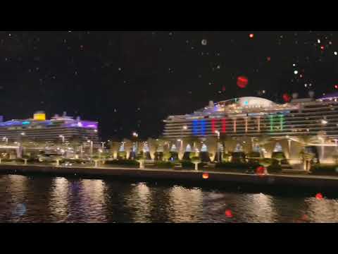 Hello World it's Dubai Marine Drive view #youtubeshorts #youtube #dubai #dubaicity #viral #videos