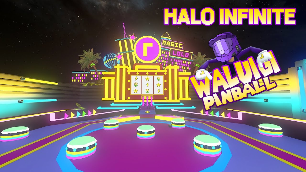 WALUIGI PINBALL - Halo Infinite Race Track - YouTube
