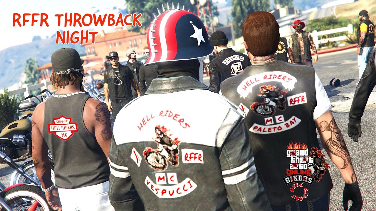 RFFR Throwback Night Gta Online Bikers - YouTube