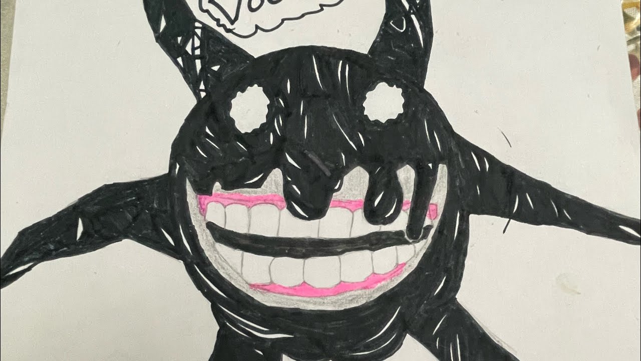 Drawing Screech From Roblox Doors 🚪 👁 (Screech Jumpscare in video ...