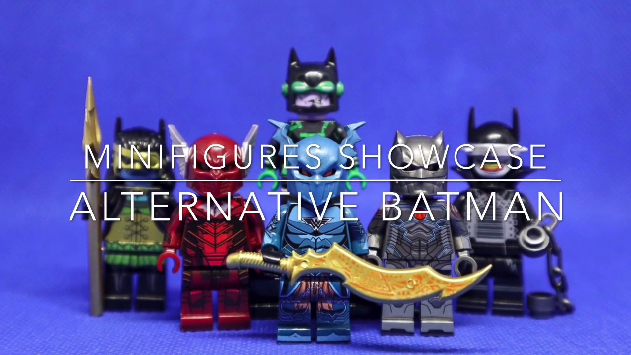 Lego(Fake) Alternative Batman Minifigures showcase - YouTube