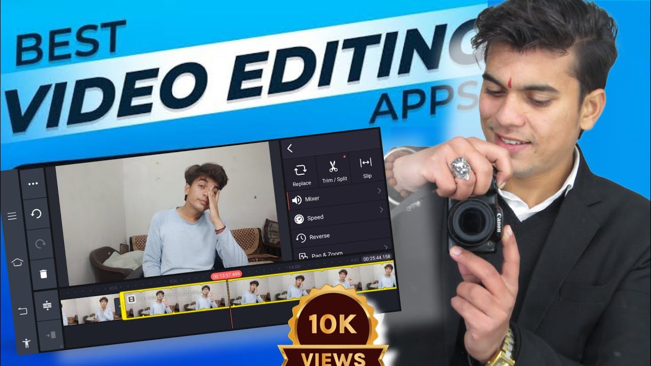 Top 5 Professional VIDEO EDITING Apps For YouTubers | Without Watermark ...