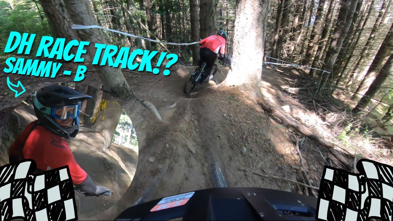 Following Sammy B into a DH Race Track: Bubba - YouTube