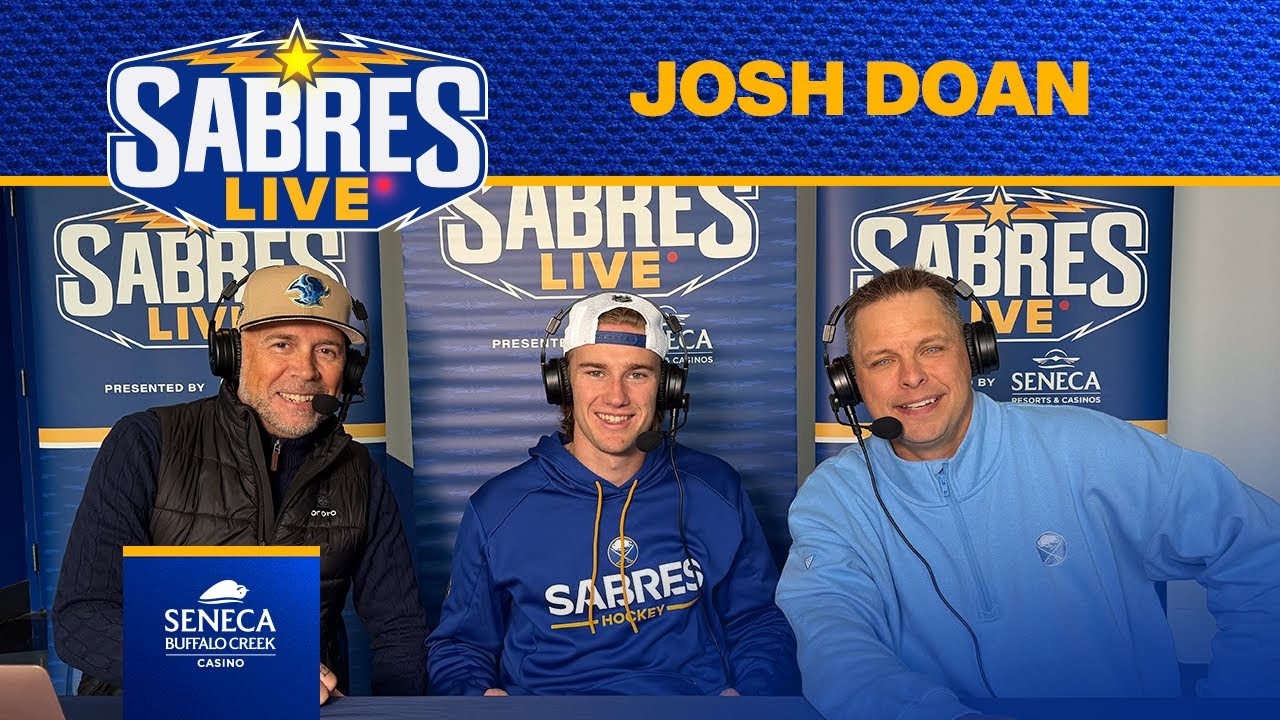 Josh Doan Talks Chemistry With Jack Quinn | Sabres Live - YouTube