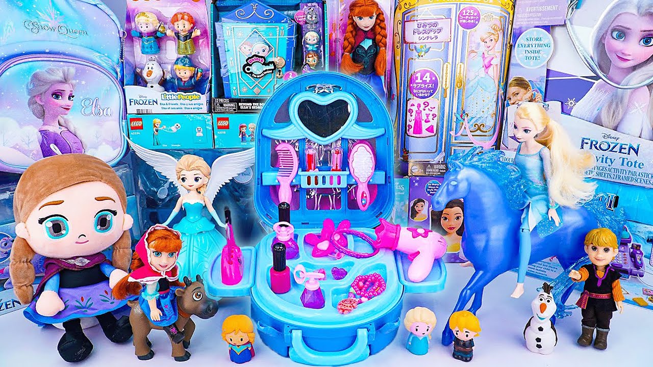 89 Minutes with Disney Frozen Toy Collection Unboxing | Disney Elsa ...