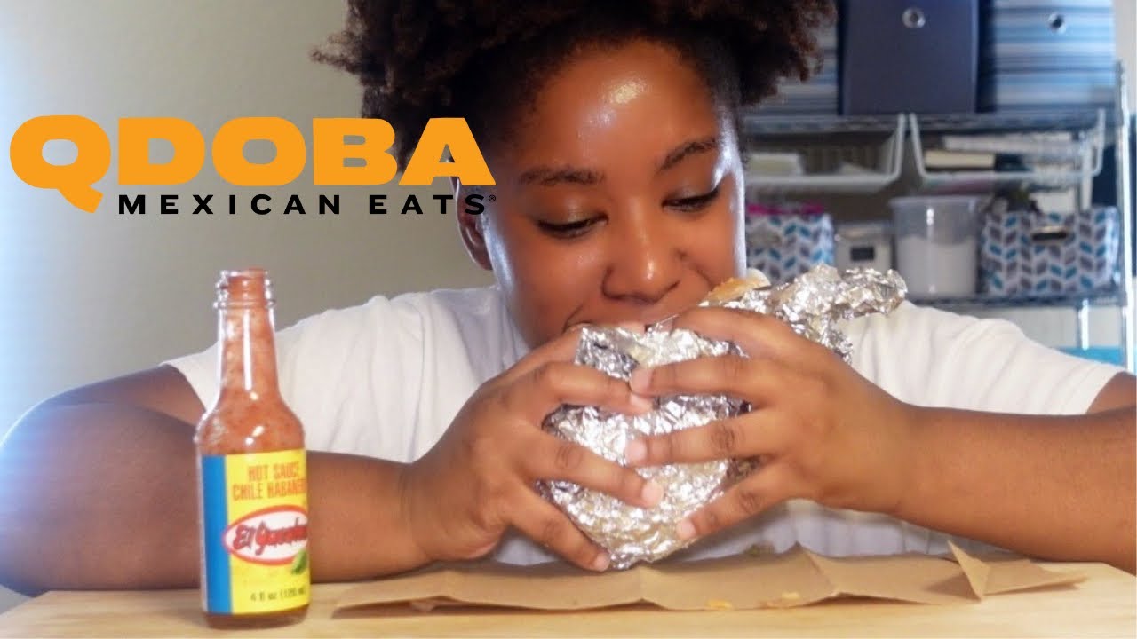 GIGANTIC QDOBA BURRITO MUKBANG | EAT WITH SHAI | EAT WITH ME | 먹방 - YouTube