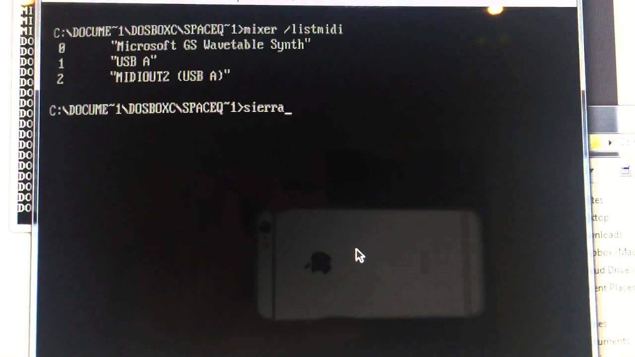 Cheap USB to Midi and dosbox - YouTube