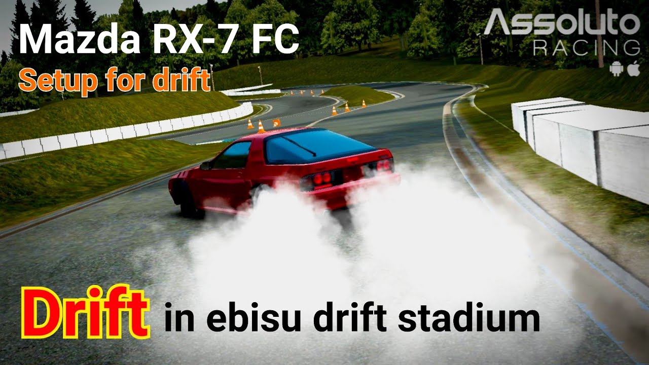 Assoluto racing| Mazda RX-7 FC Setup for drift - YouTube
