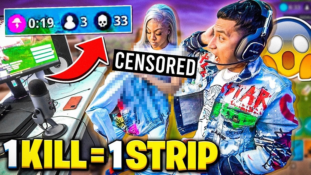 1 KILL = REMOVE 1 CLOTHING PIECE ON FORTNITE *OMG*😱😍 - YouTube