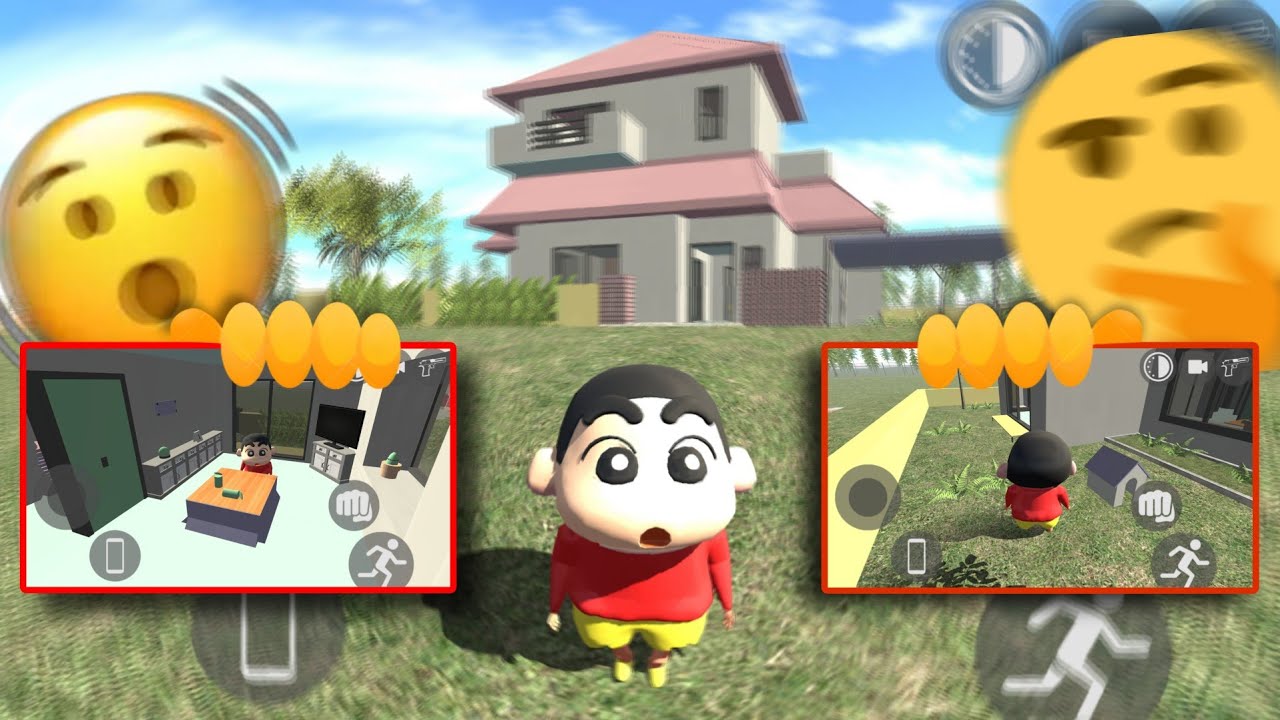 Shin Chan House + Shinchan Character In Indian Bike Driving 3d - YouTube