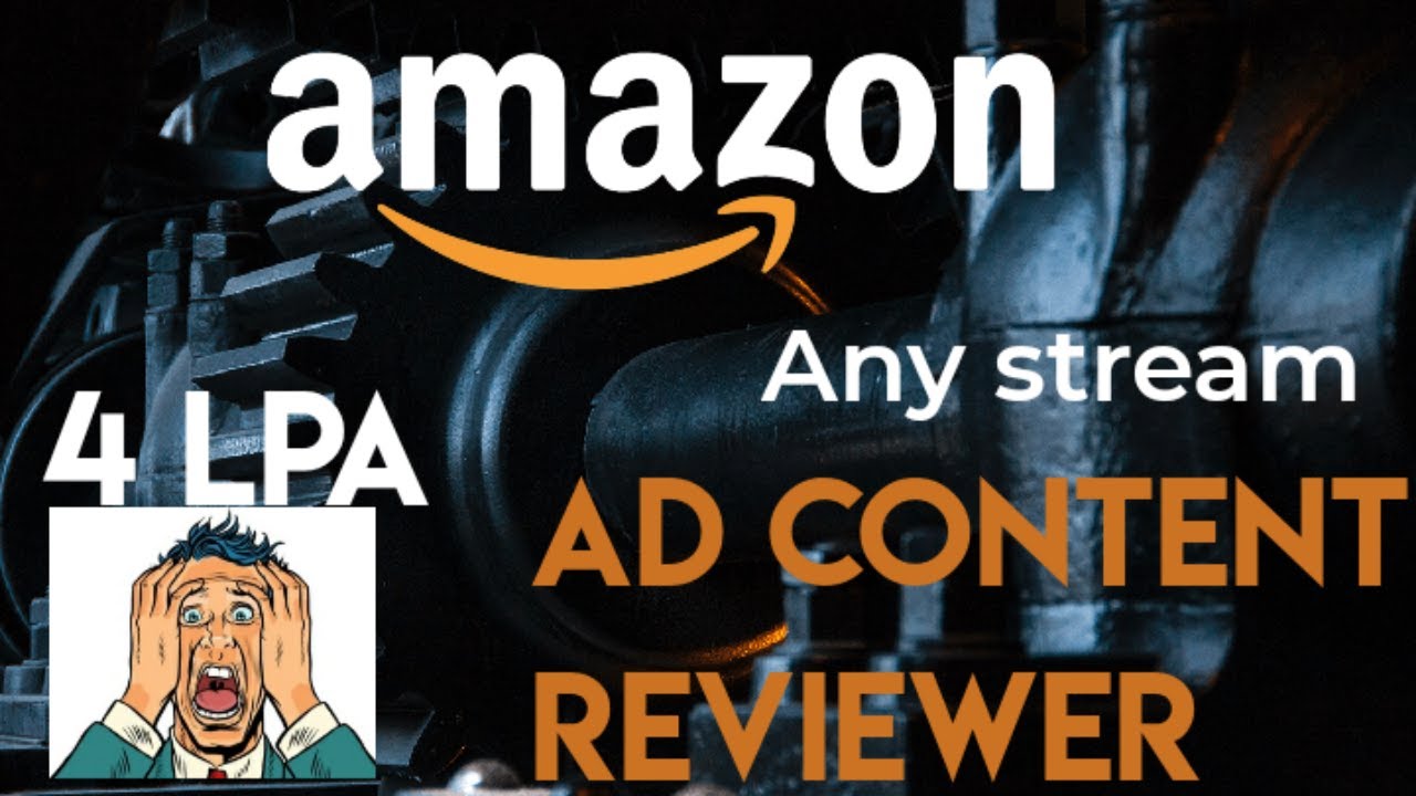 Amazon Ad Content review | Work From Home Job | Job Role | How to apply ...