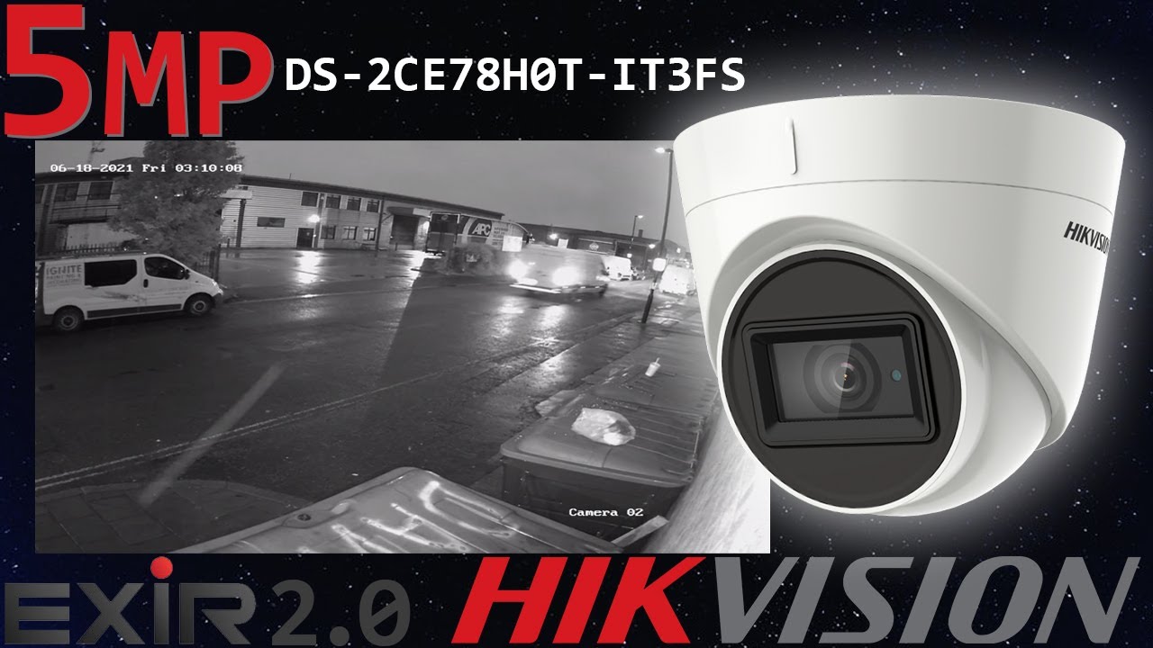 Hikvision 5MP Audio CCTV Camera Dark Night Time Vision EXIR 2.0 Live ...