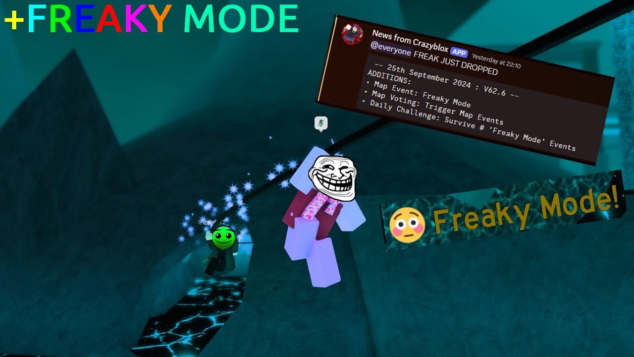 Roblox - Flood Escape 2 UPDATE with FREAKY MODE?! - YouTube