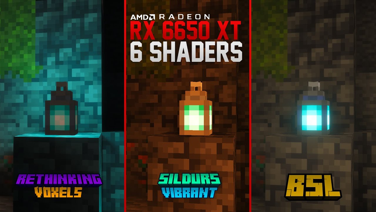 RX 6650XT + RYZEN 5 3600: Minecraft Shaders Benchmark - YouTube